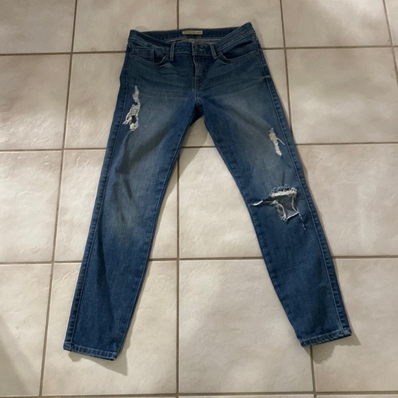 Guess | Jeans | New Guess Los Angeles Ripped Jeans 27 X 28 Trendsetter ...